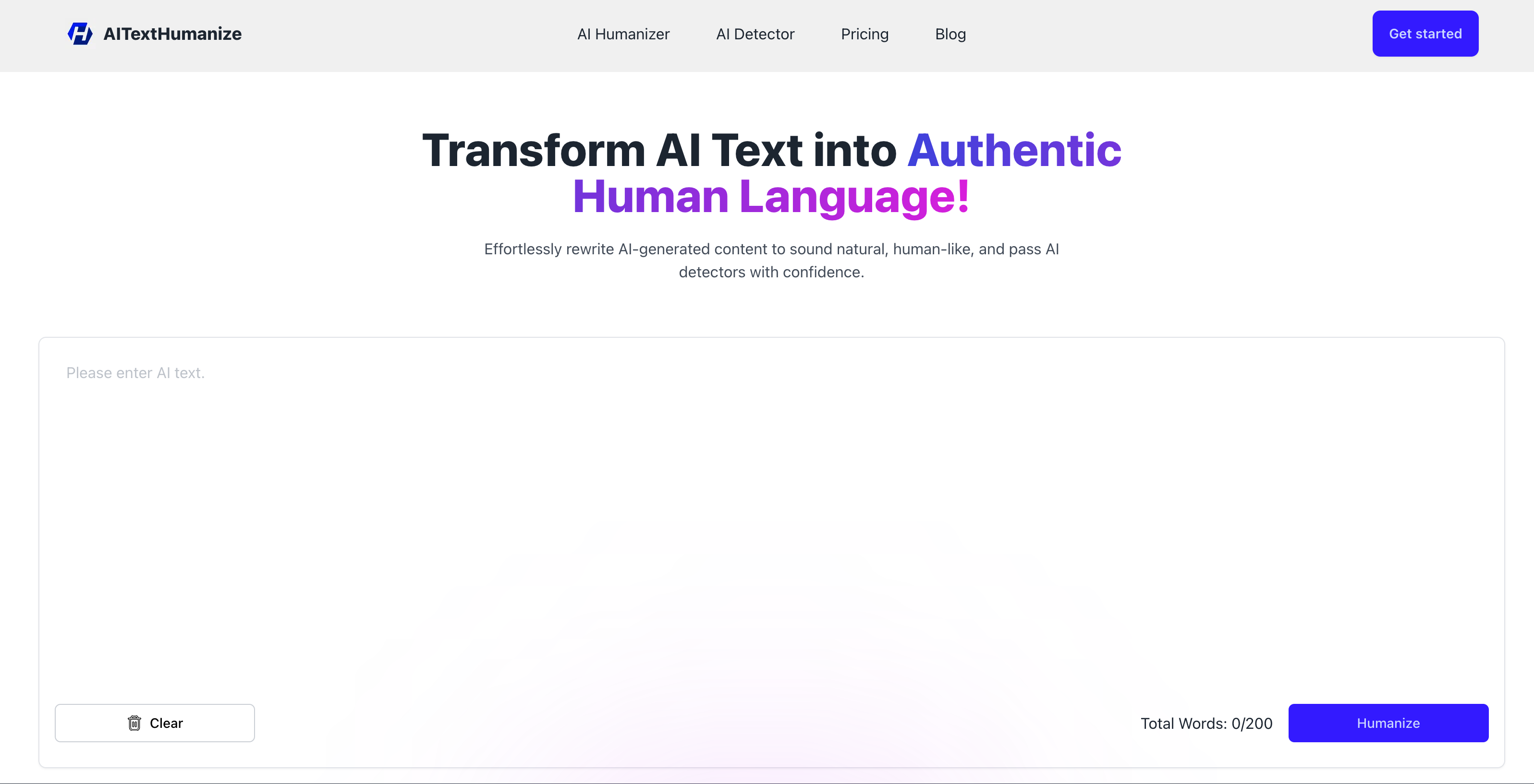 AI Text Humanizer | Bypass AI Detection & Make Content Human-like